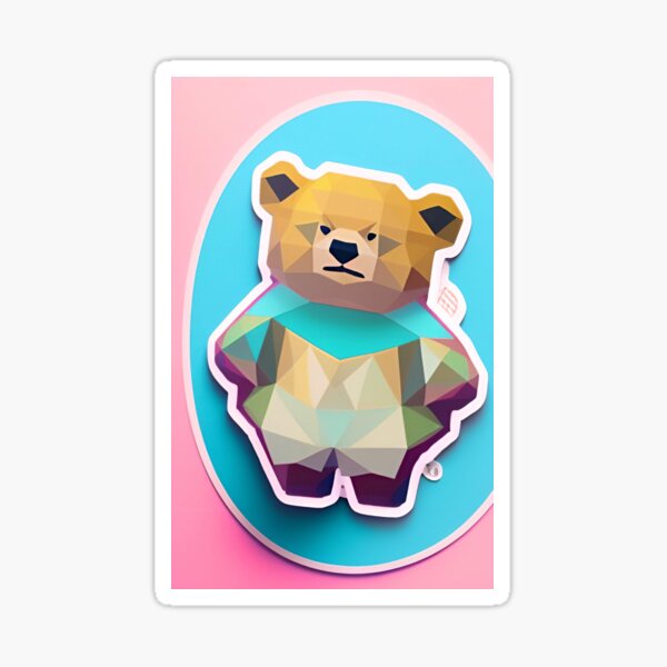 "Grumpy Bear" Sticker for Sale by kumasan | Redbubble
