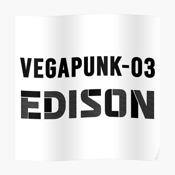 "One Piece - Vegapunk-03 EDISON" Poster for Sale by Umairuem | Redbubble