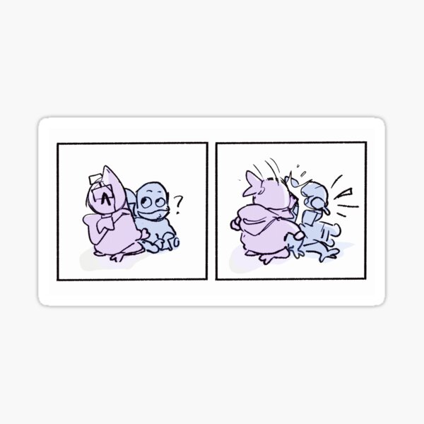 "Brotherly Betrayal" Sticker for Sale by pupafobes | Redbubble