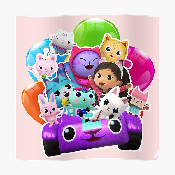 "Gabby DollHouse" Poster for Sale by GodoDesign | Redbubble