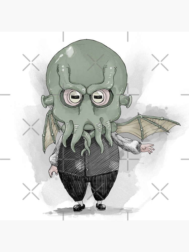 "Cthulhu Boy Little Dark One" Sticker for Sale by DogmaArtstype | Redbubble