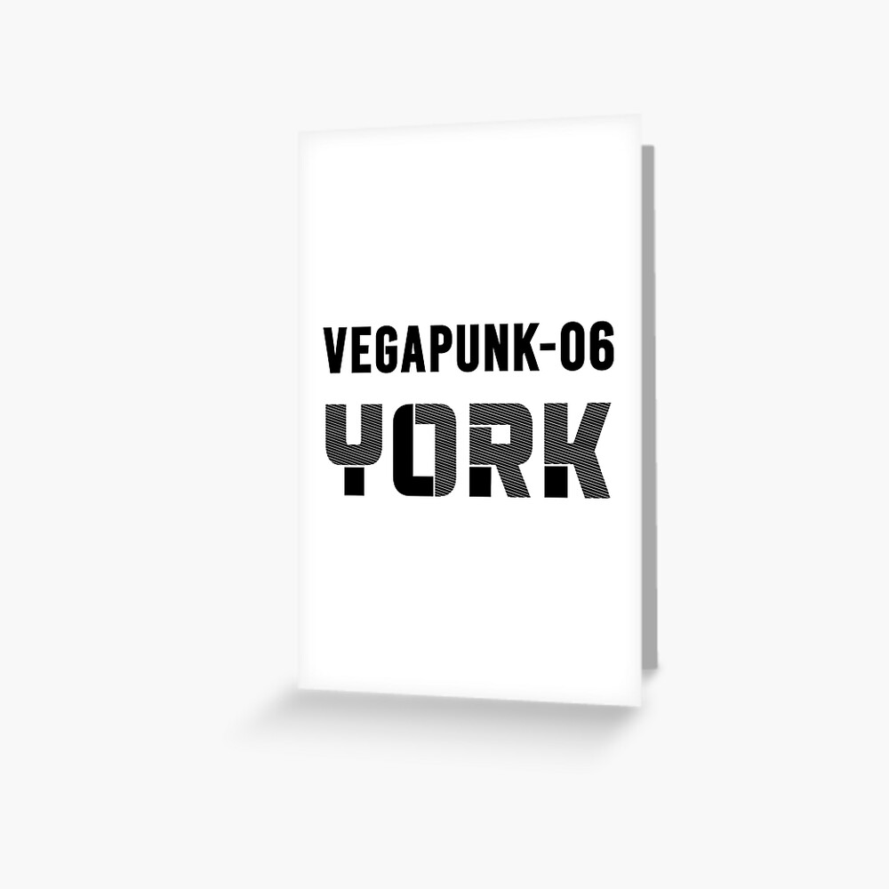 "One Piece - Vegapunk-06 YORK" Greeting Card for Sale by Umairuem ...