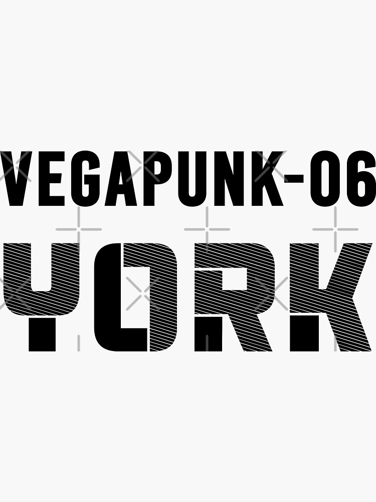 "One Piece - Vegapunk-06 YORK" Sticker for Sale by Umairuem | Redbubble