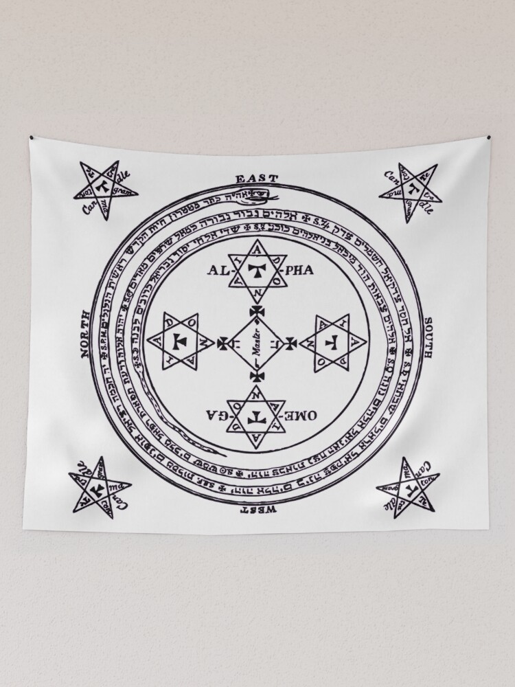 "Magical Circle of King Solomon BIG" Tapestry for Sale by djhypnotixx ...
