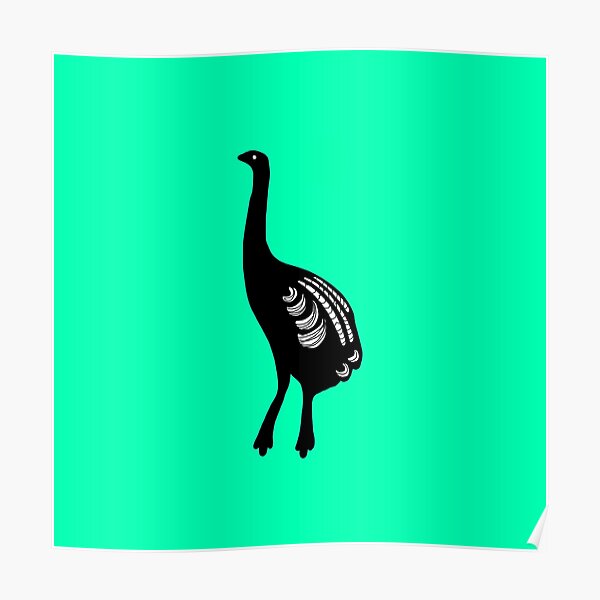 " Emu bird cave art style " Poster for Sale by LynseysArtShop | Redbubble