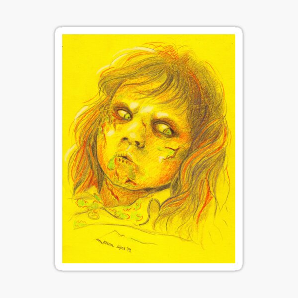 "Exorcist" Sticker by Elenalop | Redbubble