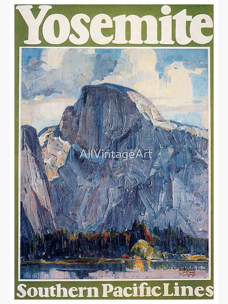 "Vintage Yosemite Travel Poster 1926" Photographic Print for Sale by ...