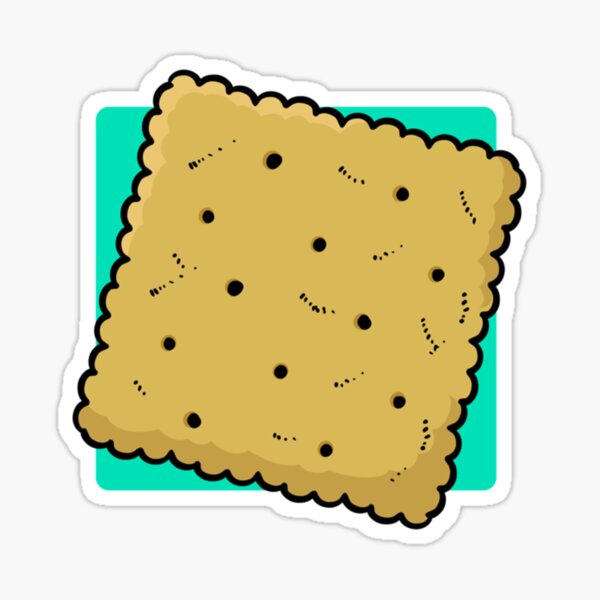 "Dry White Cracker Lovers design graphic " Sticker for Sale by akikido ...