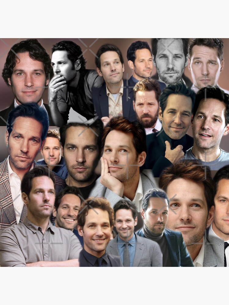 "paul rudd photo collage high quality" Sticker for Sale by MoMahbob ...