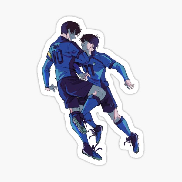 "Itoshi Rin and Isagi Yoichi and - Blue Lock" Sticker for Sale by MoEl ...