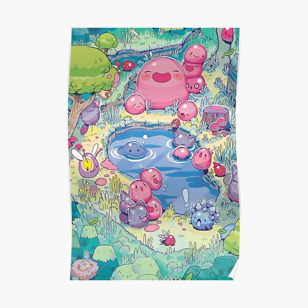 "Cute Slime Rancher - All In One" Poster for Sale by ZairaNZayan ...