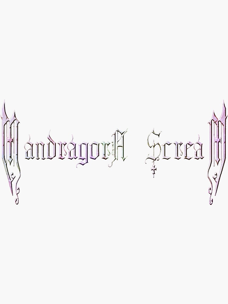 "Mandragora Scream Italian rock band" Sticker for Sale by ...