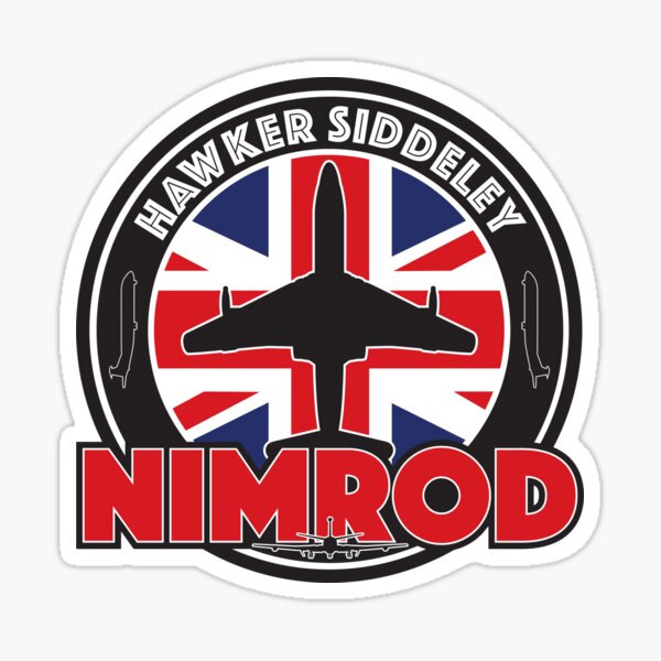 "Hawker Siddeley Nimrod Aircraft" Sticker for Sale by theburnsmark ...