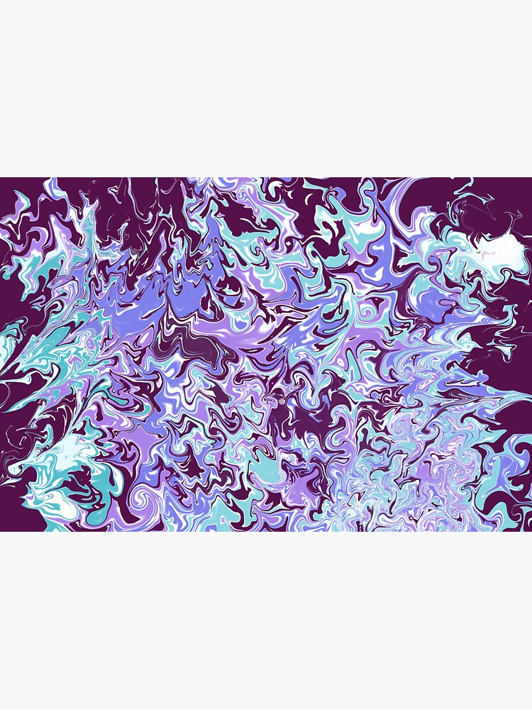 "Marbled splash of color " Sticker for Sale by simplyart767 | Redbubble