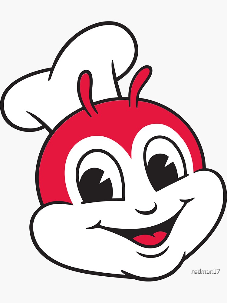 "Jollibee Mascot" Sticker for Sale by redman17 | Redbubble