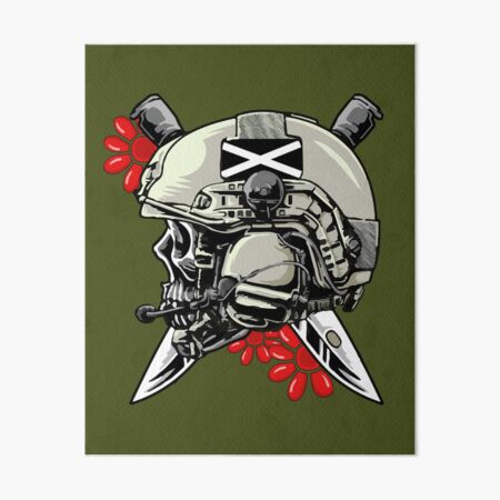 "Task Force Doomer Helmet Skull With Red Daisy Flowers Forward ...