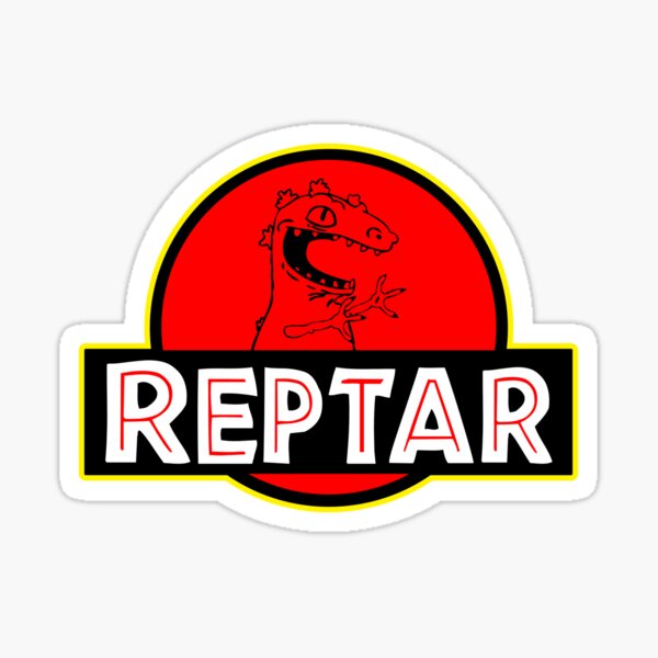 "Reptar" Sticker by laffograms | Redbubble
