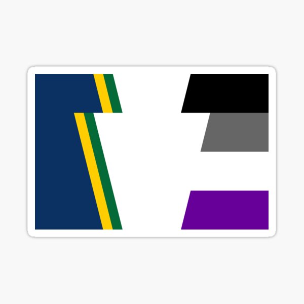 "PA Keystone Asexual Pride Flag" Sticker for Sale by TheTaraStark ...