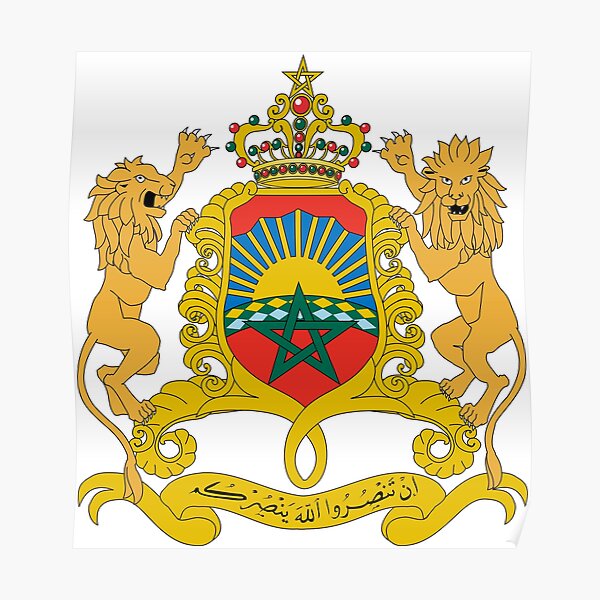 "Morocco, Maroc, Kingdom of Morocco, Royaume Du Maroc " Poster for Sale ...