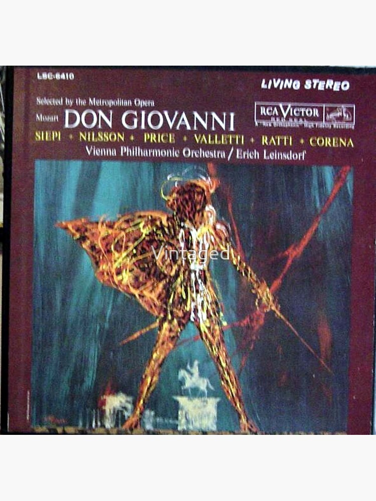 "Don Giovanni, Opera, Mozart" Poster by Vintaged | Redbubble