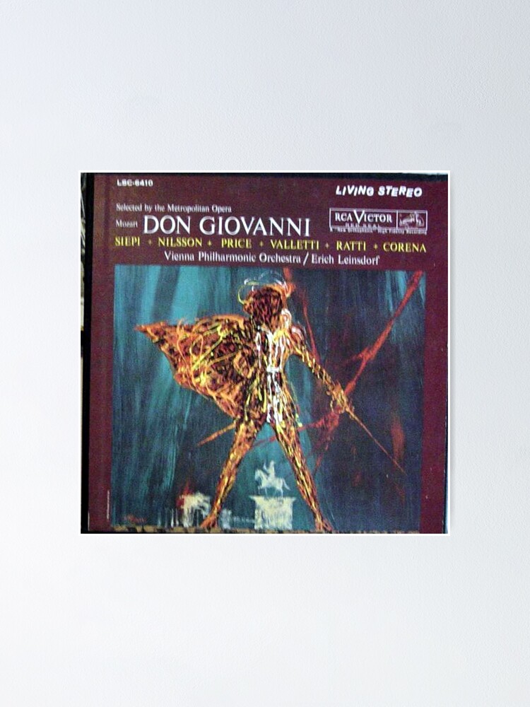 "Don Giovanni, Opera, Mozart" Poster by Vintaged | Redbubble