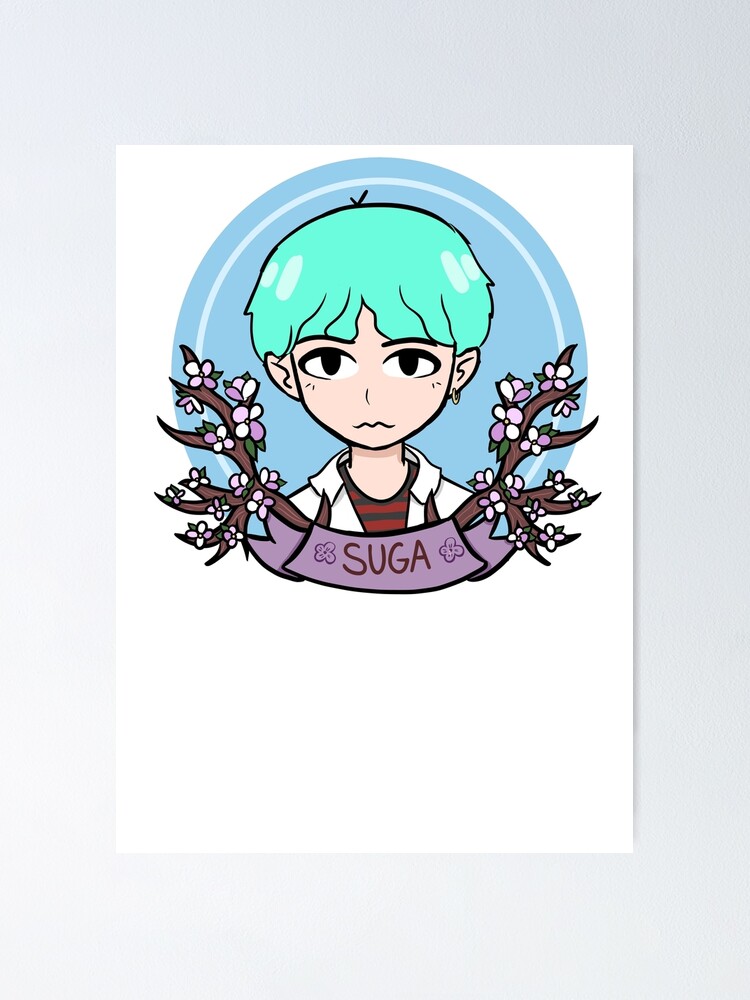 "BTS Suga DNA" Poster for Sale by shouyousunshine | Redbubble