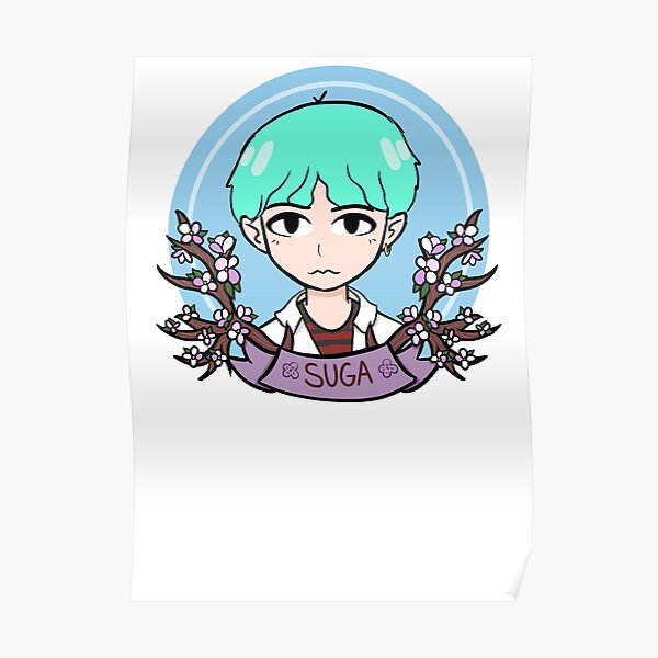 "BTS Suga DNA" Poster for Sale by shouyousunshine | Redbubble
