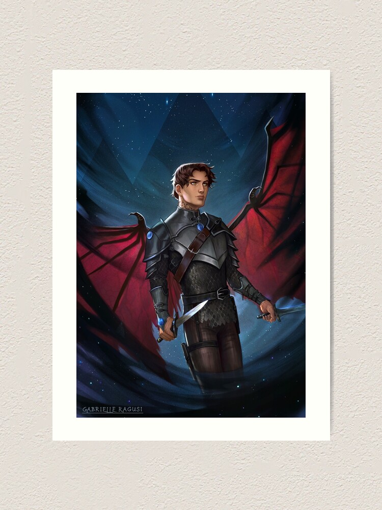 "The Shadowsinger - Azriel" Art Print for Sale by gabragusiart | Redbubble