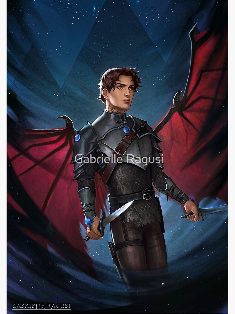 "The Shadowsinger - Azriel" Poster for Sale by gabragusiart | Redbubble