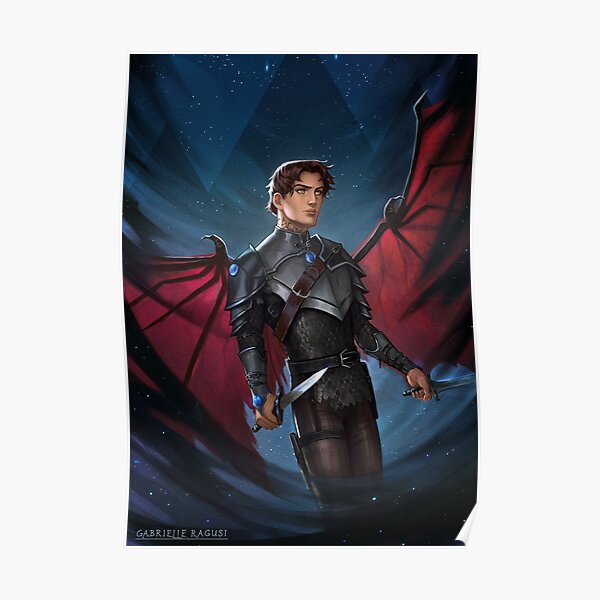 "The Shadowsinger - Azriel" Poster for Sale by gabragusiart | Redbubble