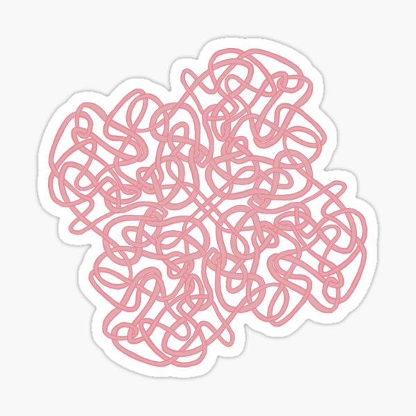 "Pink Celtic knotwork" Sticker for Sale by audreybealee | Redbubble
