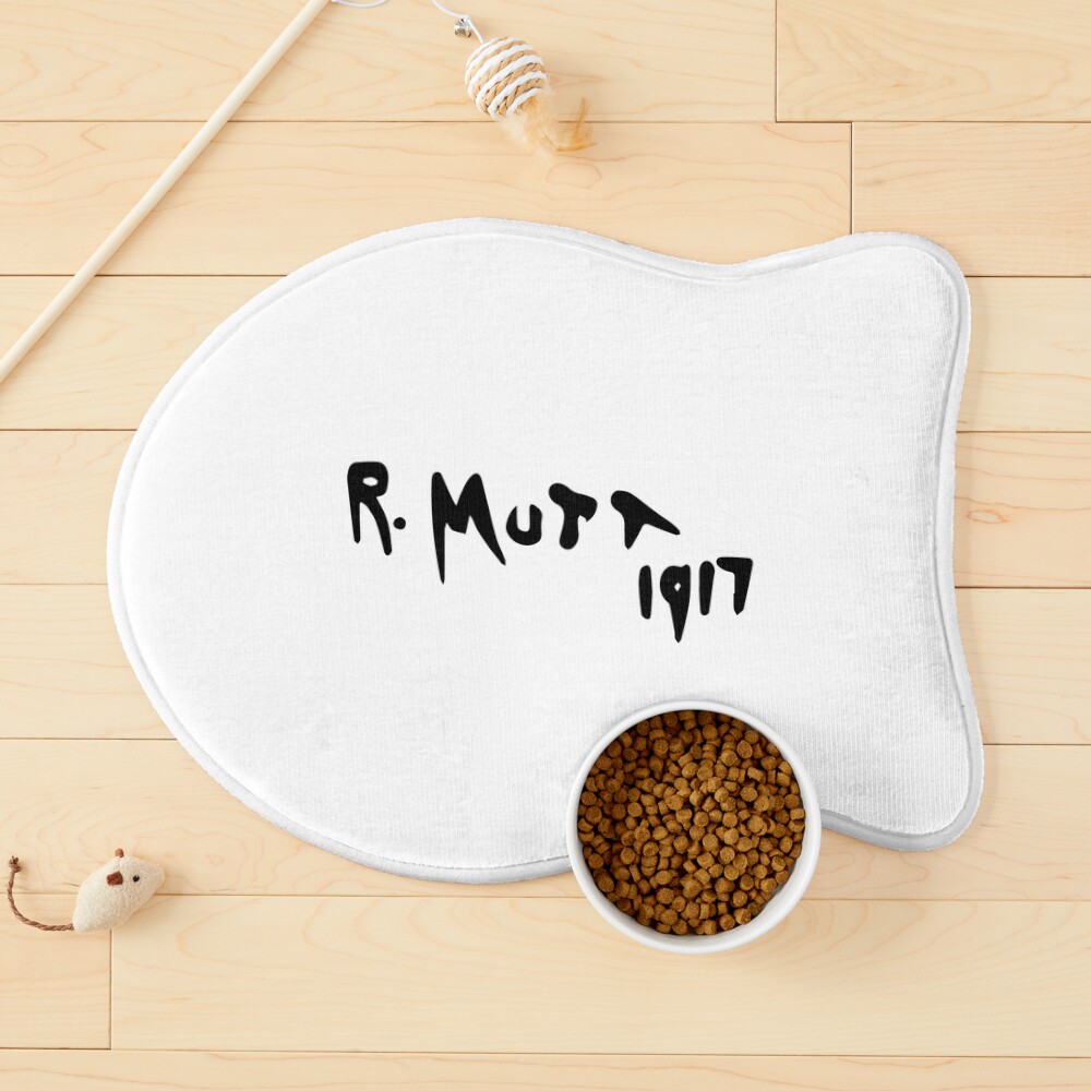 "R. Mutt 1917, Fountain by Marcel Duchamp" Sticker for Sale by ...