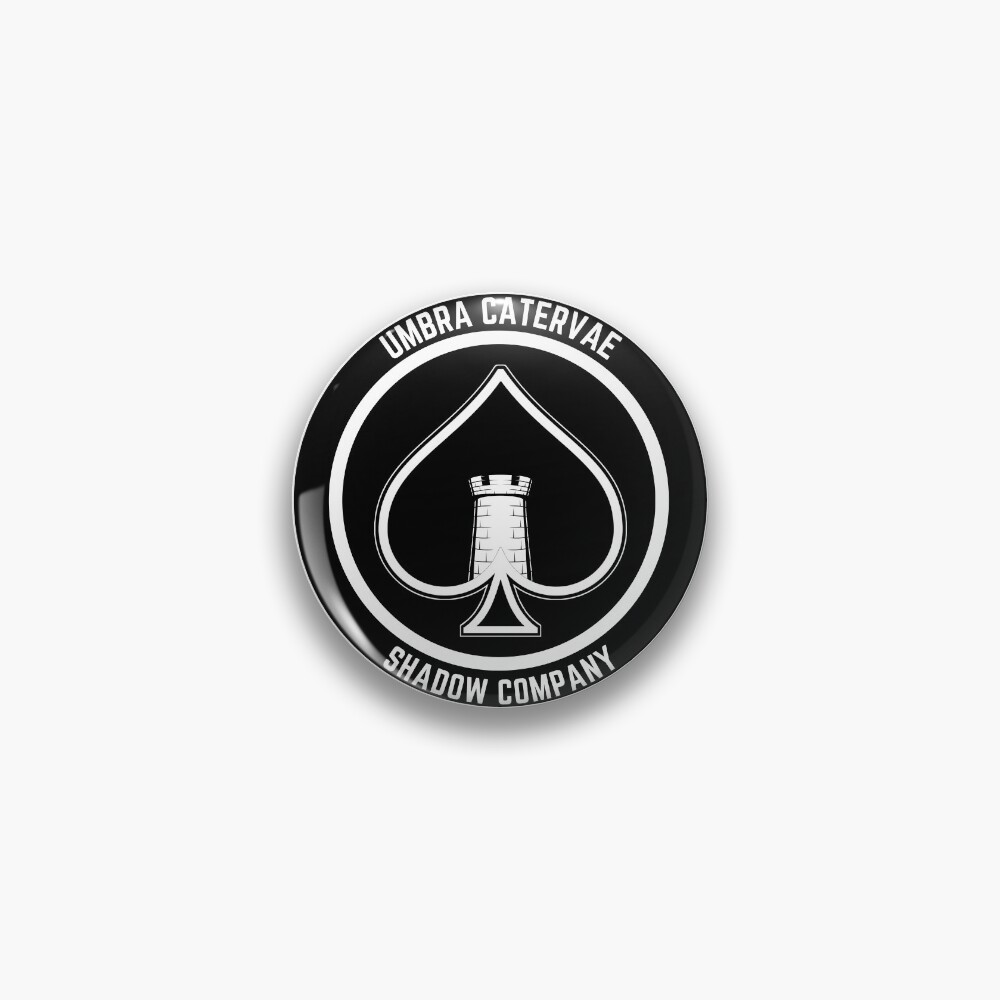 "Shadow Company Emblem" Pin for Sale by ScarecrowDesign | Redbubble