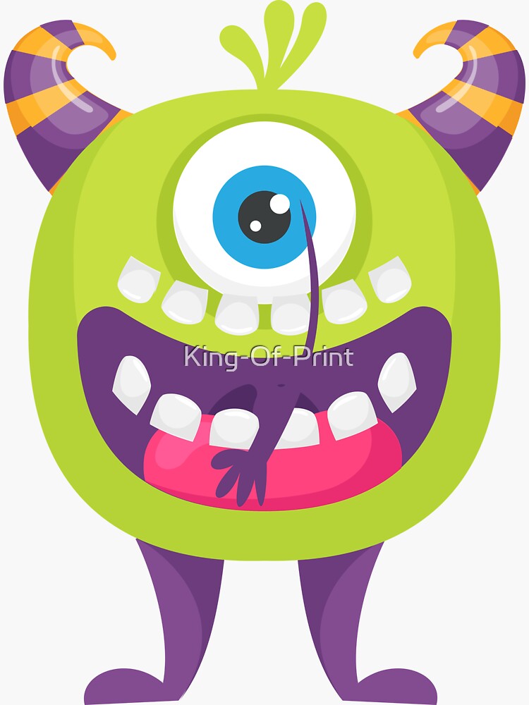 "Mike Wazowski Sulivan Face Meme" Sticker for Sale by King-Of-Print ...
