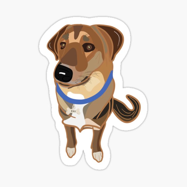 "Dog" Sticker for Sale by dararosen01 | Redbubble