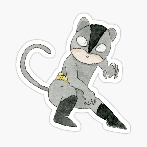 "Cute watercolor baby Catwoman" Sticker for Sale by alisonsadler ...