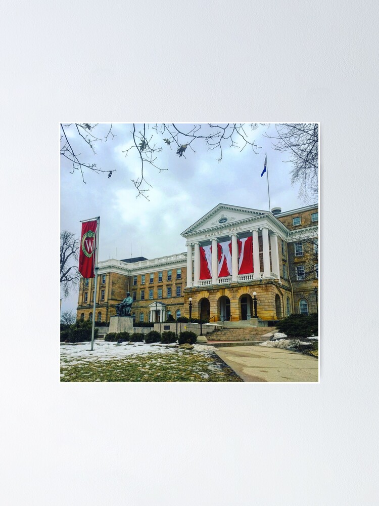 "Bascom Hall" Poster by afsam10 | Redbubble