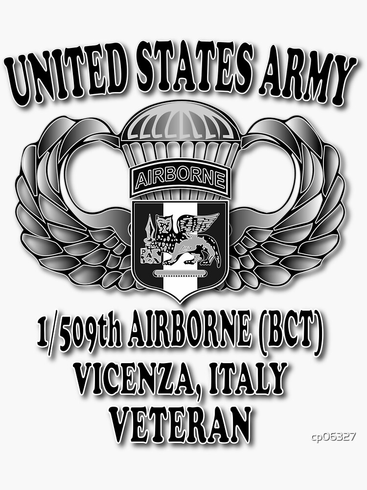 "1/509th Airborne (BCT)" Sticker for Sale by cp06327 | Redbubble