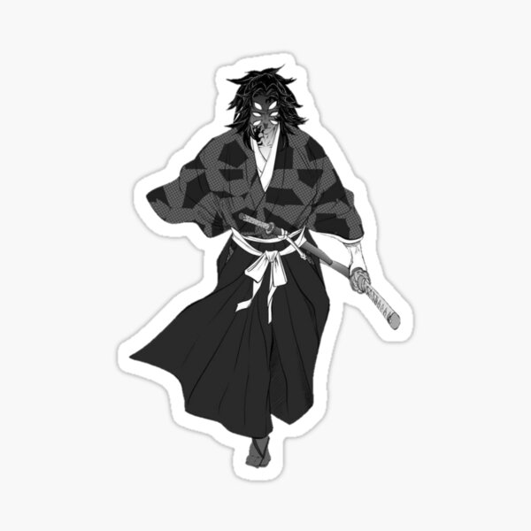 "Kokushibo - upper moon 1" Sticker for Sale by Saad221 | Redbubble