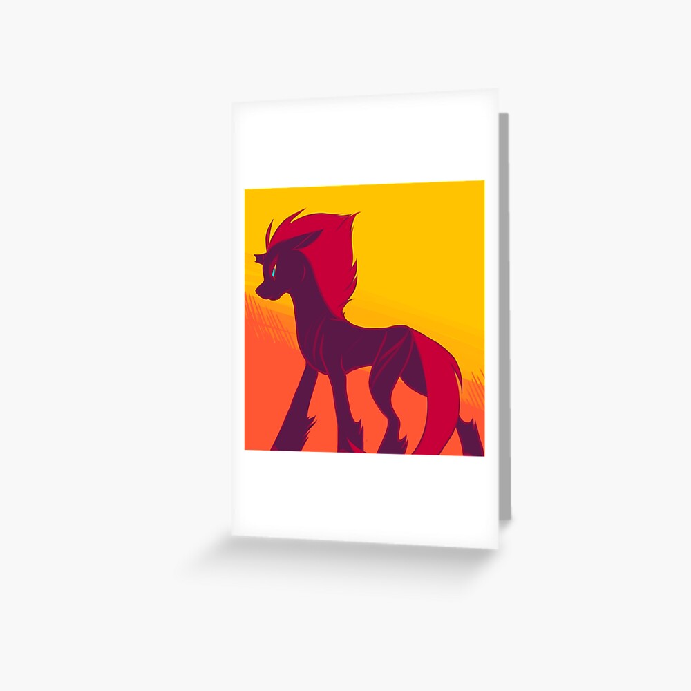 "Tempest Shadow - Sunset colour palette" Greeting Card by Draikinator ...