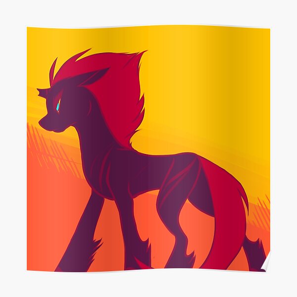 "Tempest Shadow - Sunset colour palette" Poster for Sale by Draikinator ...