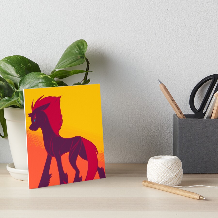 "Tempest Shadow - Sunset colour palette" Art Board Print for Sale by ...