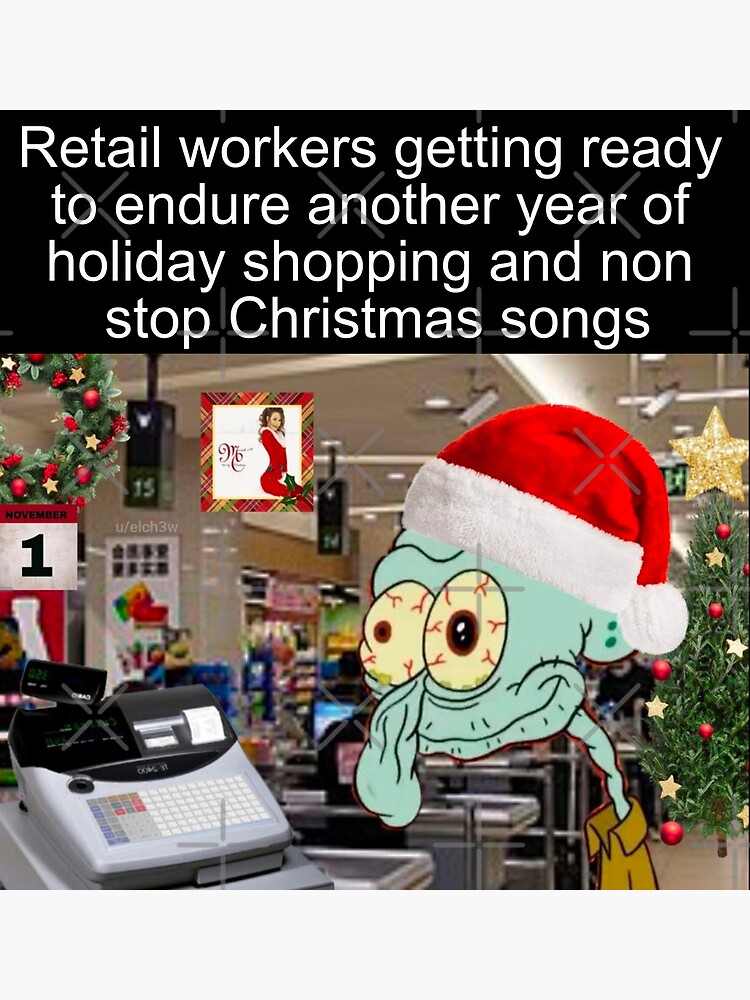 "SpongeBob Christmas Meme" Art Print for Sale by TheBoysBible | Redbubble