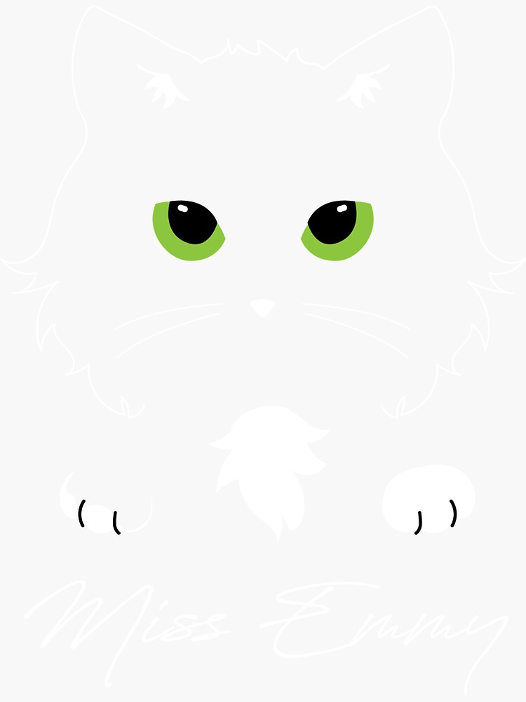 "Miss Emmy" Sticker for Sale by Kat-Jane | Redbubble