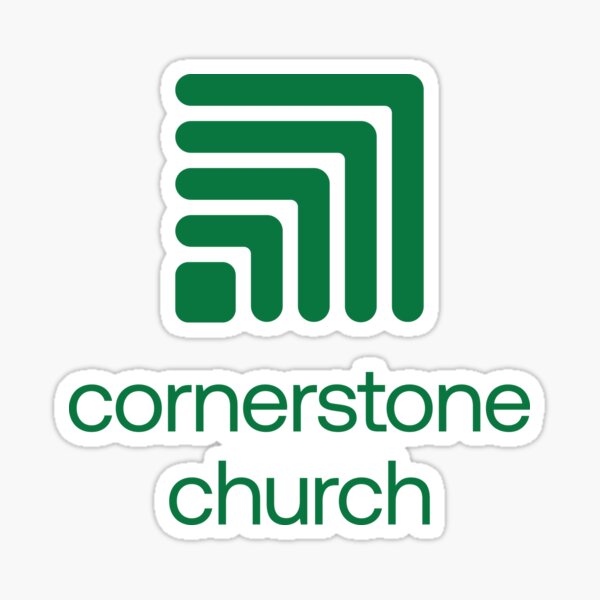"Cornerstone Logo " Sticker for Sale by Cornerstoneisu | Redbubble