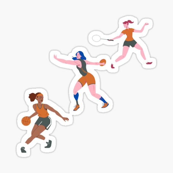 "Sports woman stickers, google basketball stickers, Hottest female ...