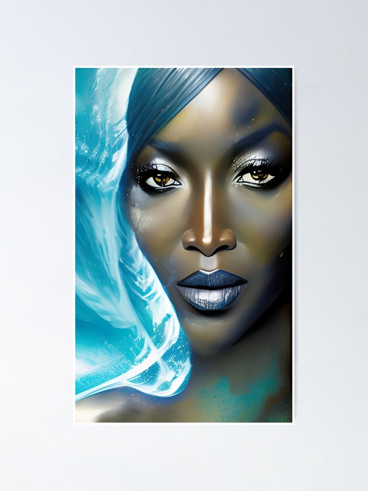 "Naomi Campbell - The Diva" Poster for Sale by Yokoban | Redbubble
