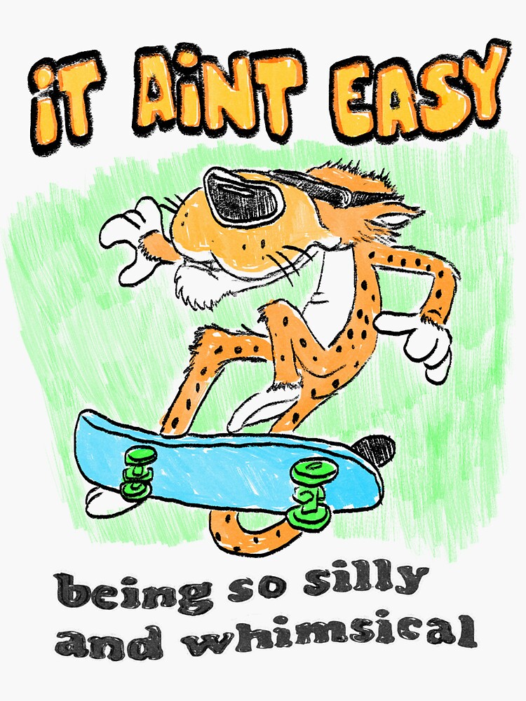 "Silly & Whimsical" Sticker for Sale by JustinsArtStore | Redbubble