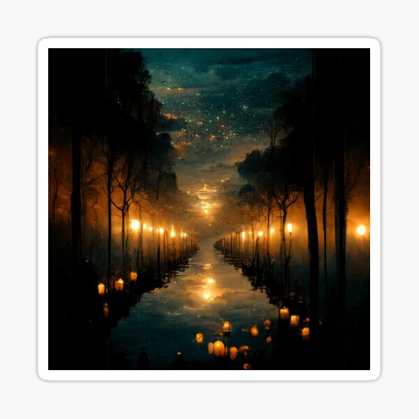 "Light's Path" Sticker for Sale by Mama0ak | Redbubble