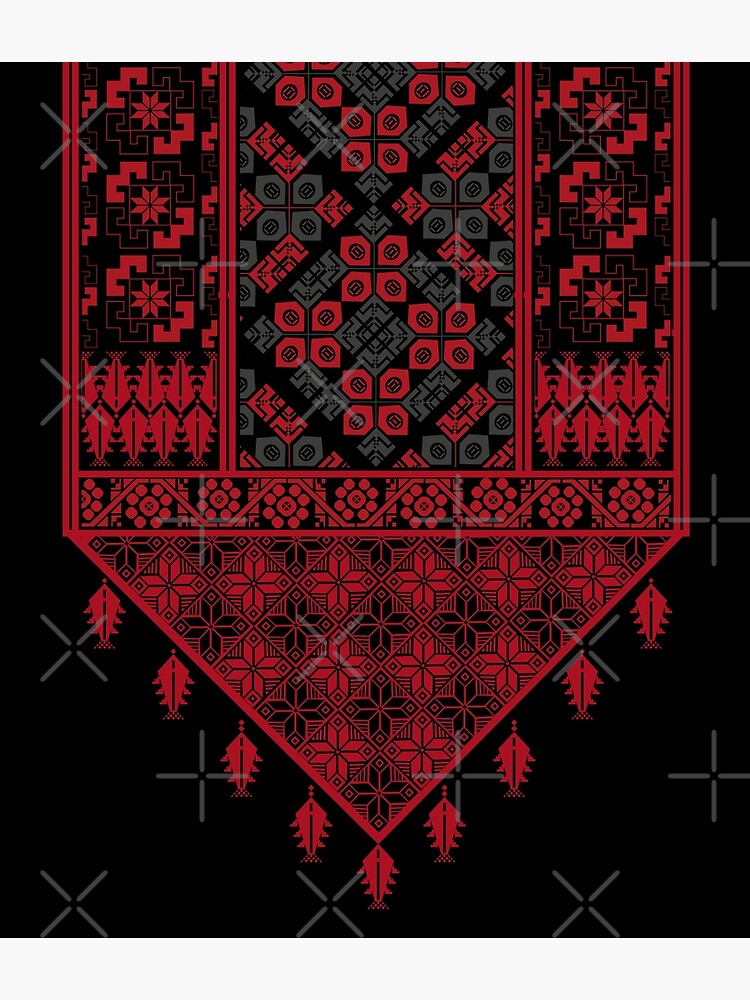 "Palestinian Embroidery Tatreez Cross Stitch pattern" Poster for Sale ...